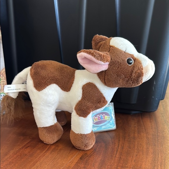GANZ | Toys | Brown And White Plush Cow Toy | Poshmark